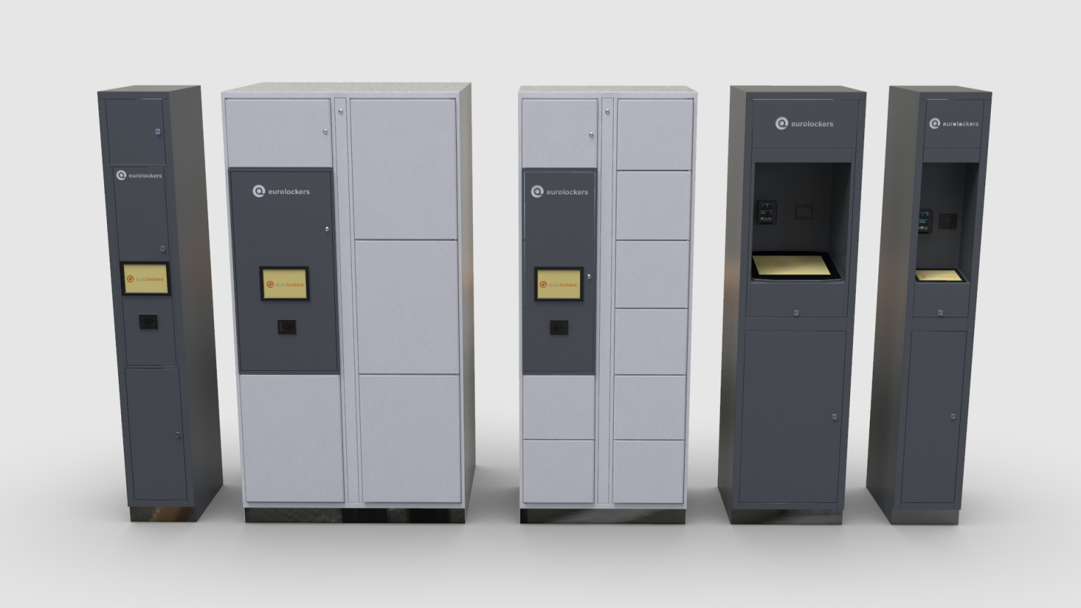 Easy to use electronic lockers - Eurolockers